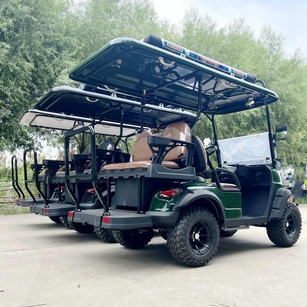 China-Wholesale-Manufacturer-Electric-Gas-Powered-Golf-Cart-with-10-12 ...