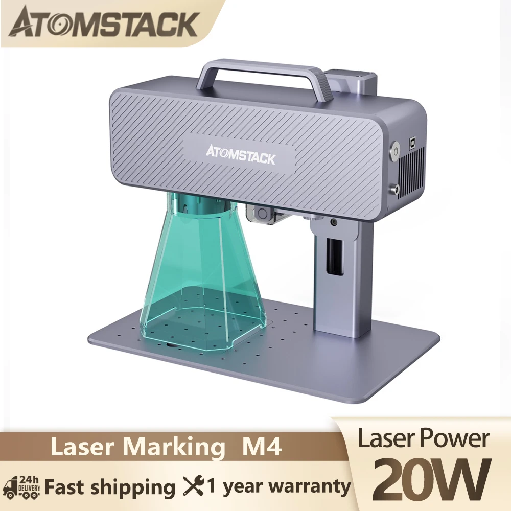 ATOMSTACK-Fiber-Laser-Marking-Machine-M4-High-Precision-Metal-Nameplate ...