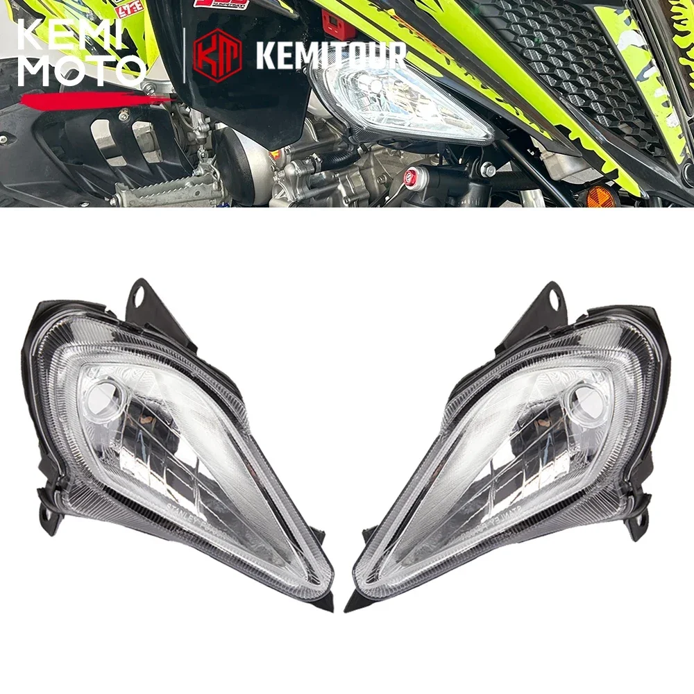 ATV-Headlight-Set-with-Light-Bulbs-Compatible-with-Yamaha-Raptor-700 ...
