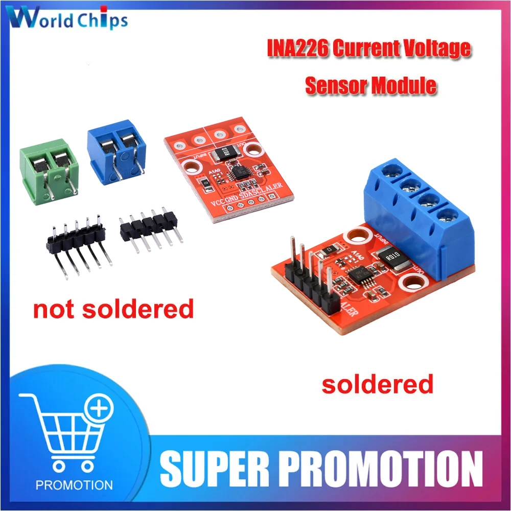 DC-0-36V-INA226-Current-Voltage-Monitoring-Sensor-Module-IIC-I2C-Interface-Current-Shunt-Power ...