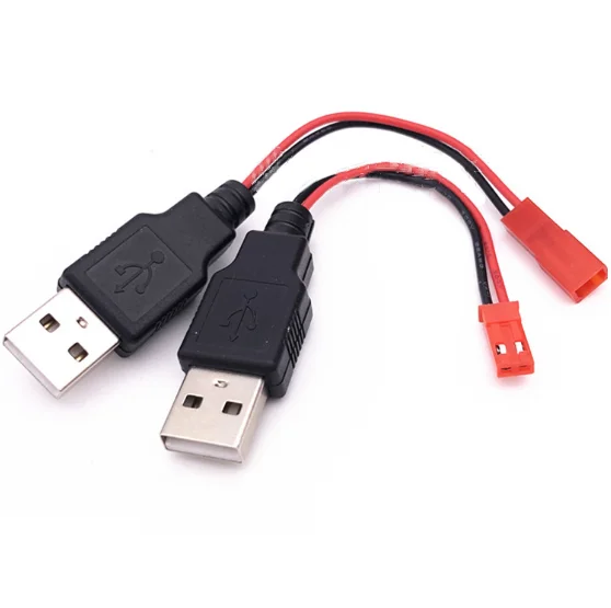 USB to JST-2P Red Shell Male And Female Terminal Cable Connection Cable ...