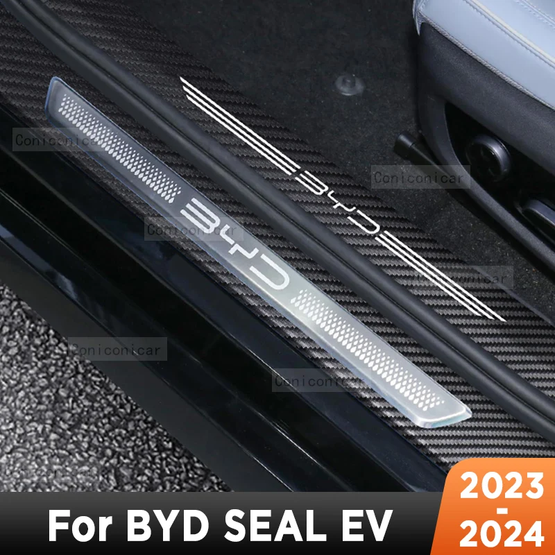 For-BYD-SEAL-EV-2023-2024-Car-Door-Sills-Scuff-Plate-Threshold ...