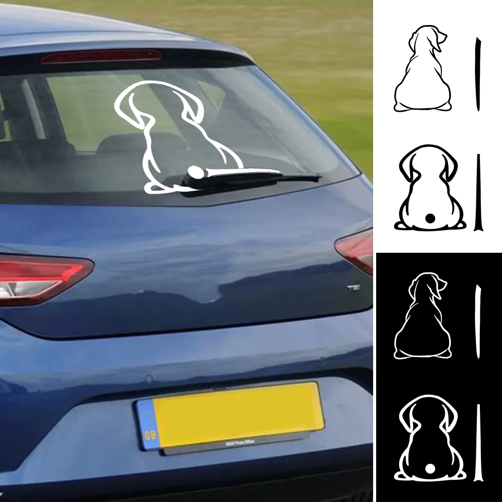 Puppy-Dog-Car-Rear-Windshield-Wiper-Decor-Decals-Animal-Dog-Vinyl-Art ...
