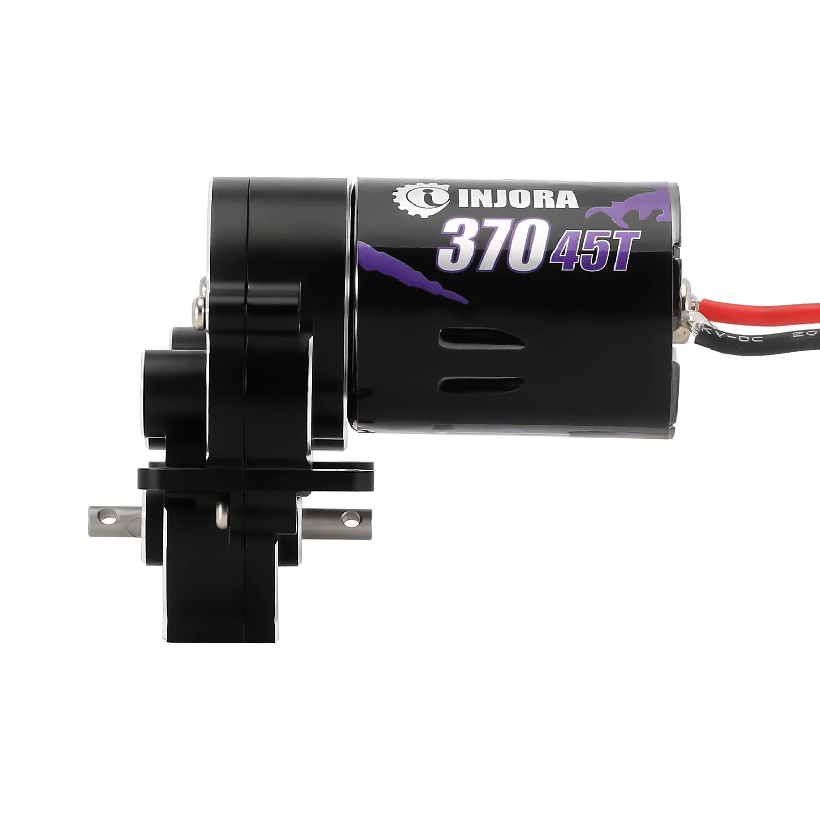 INJORA Полная алюминиевая передача с мотором 370 45T для RC Crawler ...