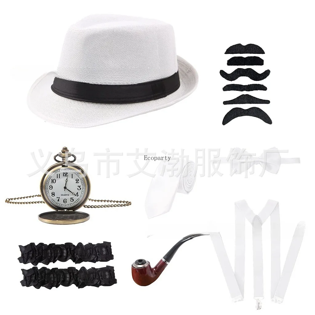 1920S Mens Gatsby Gangster Costume Newsboy Jazz Dance Party Prom ...
