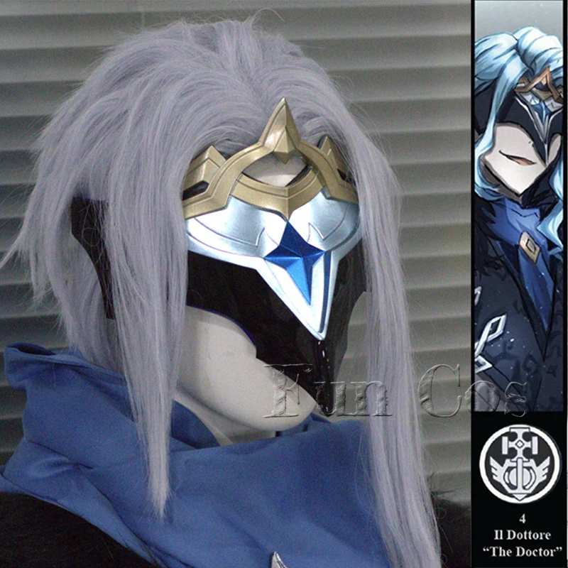 Genshin Impact Cosplay Il Dottore Mask The Doctor Face Shield Eleven ...