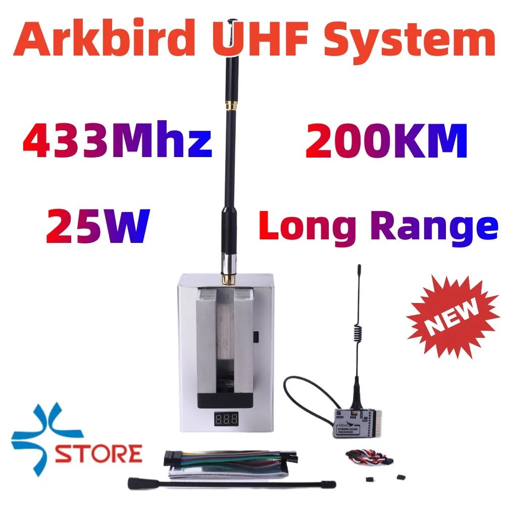 Sistema de extensión de rango remoto Arkbird UHF, Control de vuelo ...