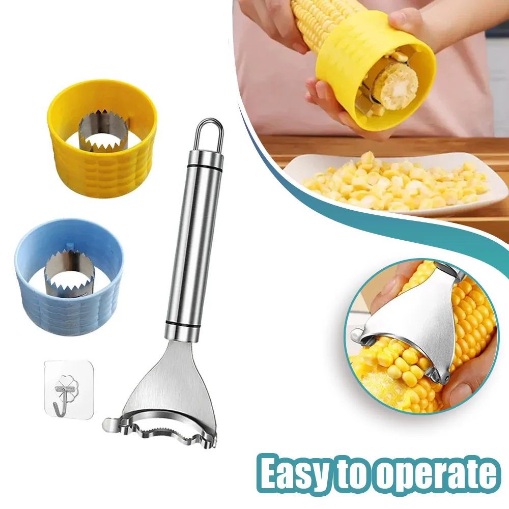 Stainless-Steel-Corn-Peeler-Corn-Thresher-Easy-Peel-Corn-Cob-Remover ...
