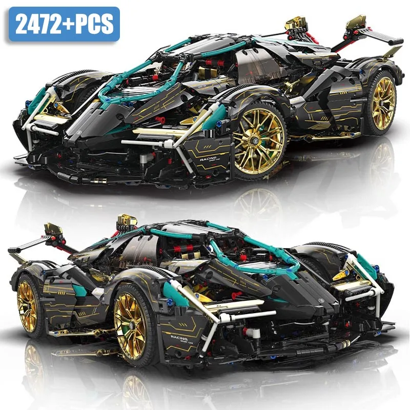 Technical-Expert-2472pcs-V12-Concept-Supercar-Model-City-Racing-Car ...