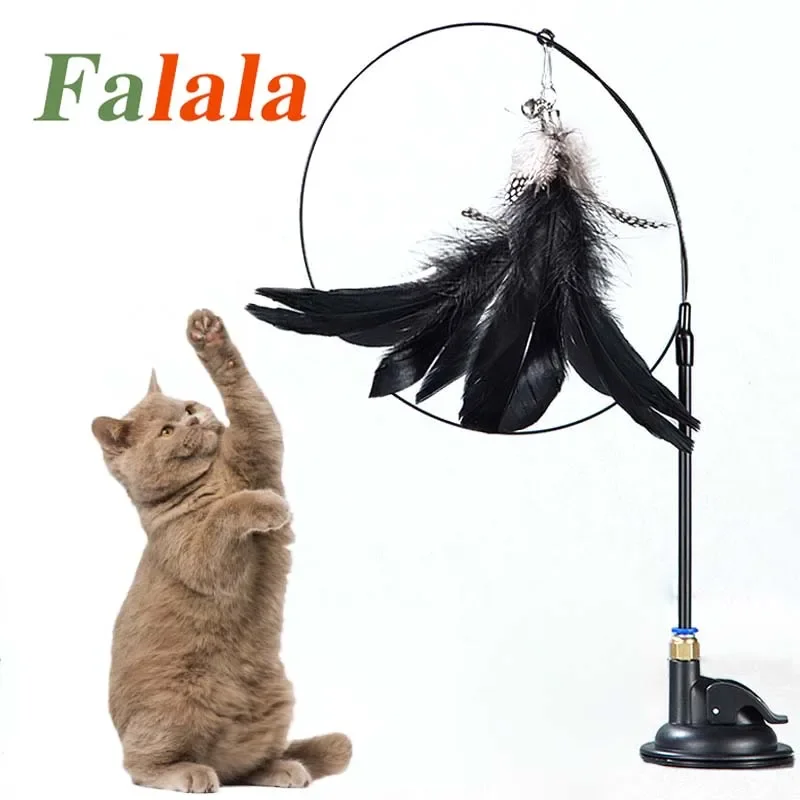 Interactive-Cat-Toy-Funny-Simulation-Feather-with-Bell-Cat-Stick-Toy ...