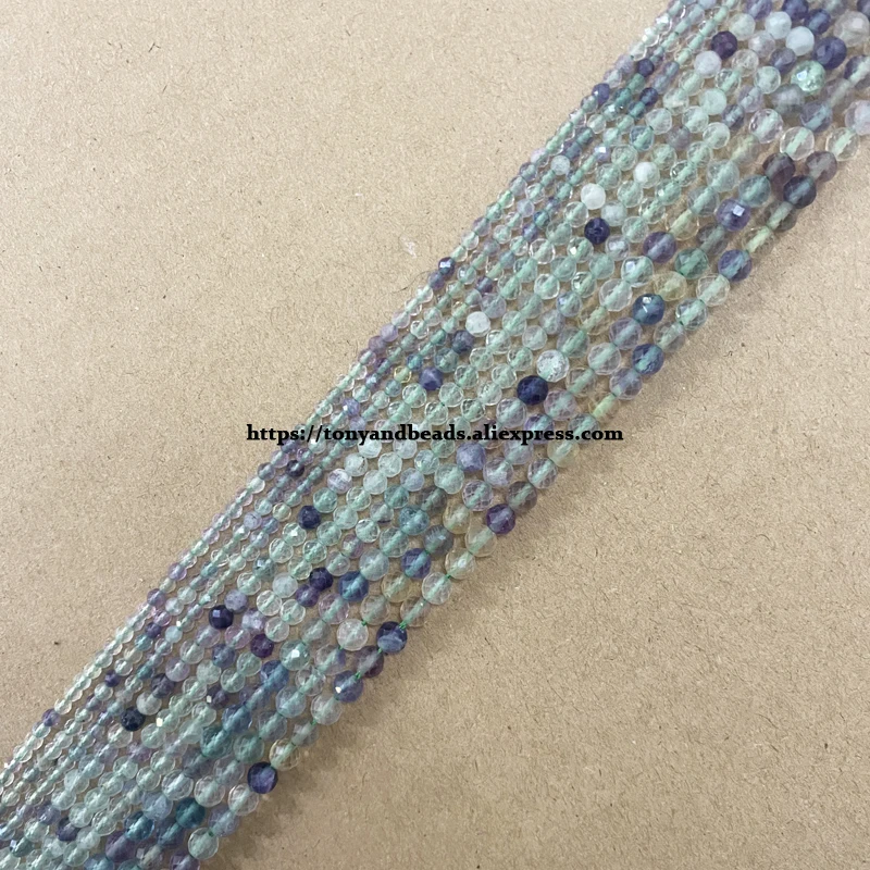 Small-Diamond-Cuts-Faceted-Mixed-Fluorite-Round-Loose-Beads-15-2-3-4MM ...