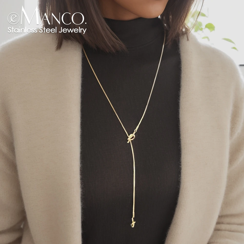 EManco-Cadena-de-serpiente-de-doble-nudo-dise-o-de-desfile-de-moda ...