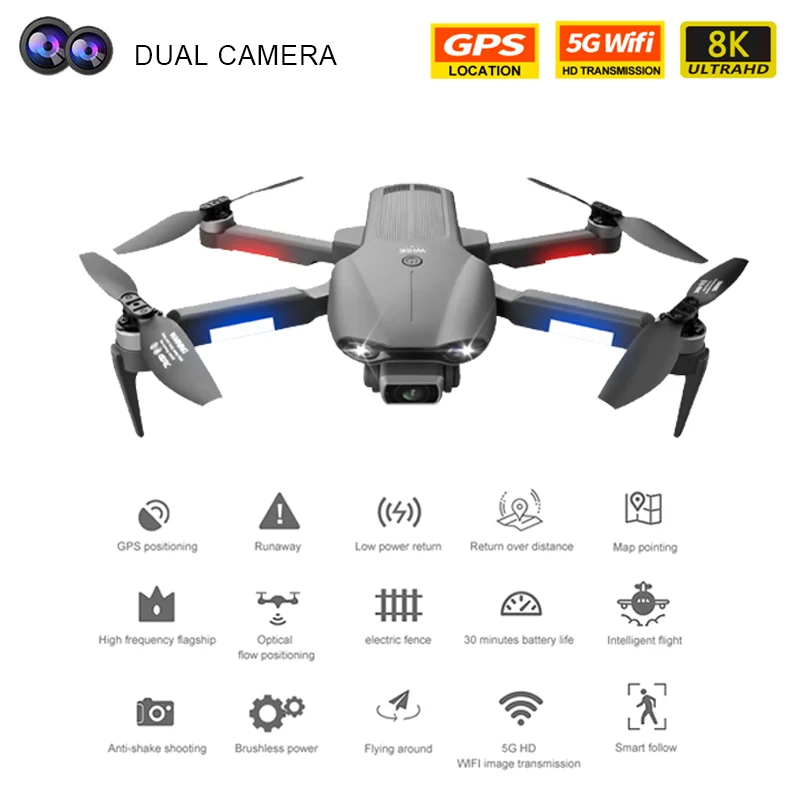 KF102 GPS Drone 4k Profesional 8K HD Camera Quadcopter RC Drone – 5 Star Drones