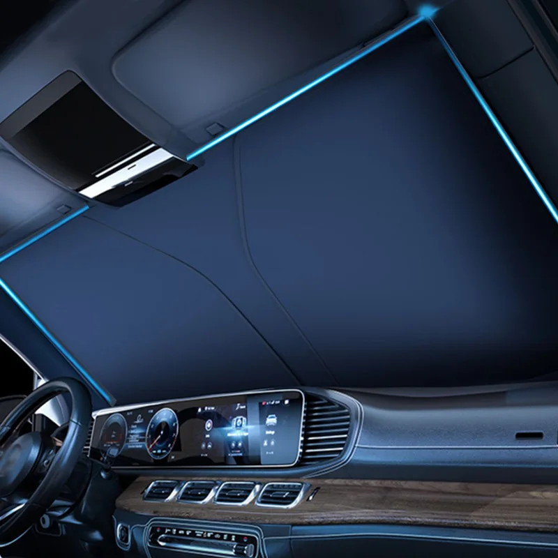 Auto-Windschutzscheibe-Sonnenschutz-Bl-cke-UV-Rays-Sonnenblende ...