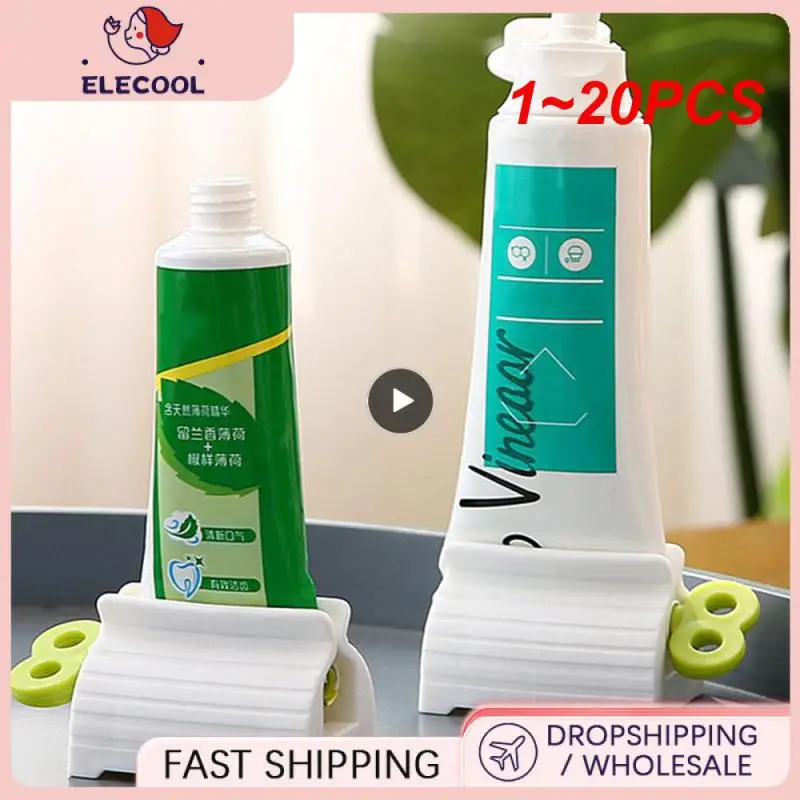 1-20PCS-Multifunctional-Toothpaste-Tube-Squeezer-Press-Manual-Squeezed ...