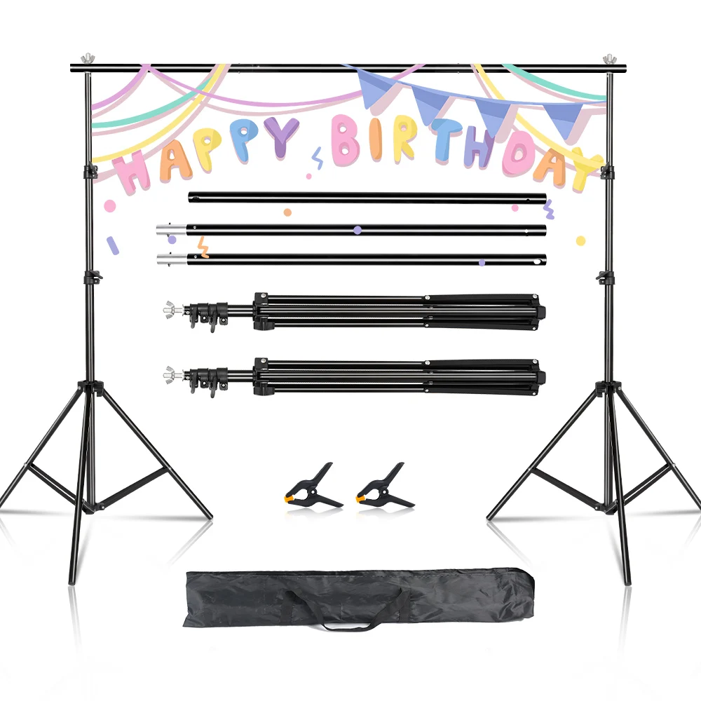 SH-Background-Stand-Adjust-2-6X3M-2X3M-2X2M-Green-Screen-Photography ...