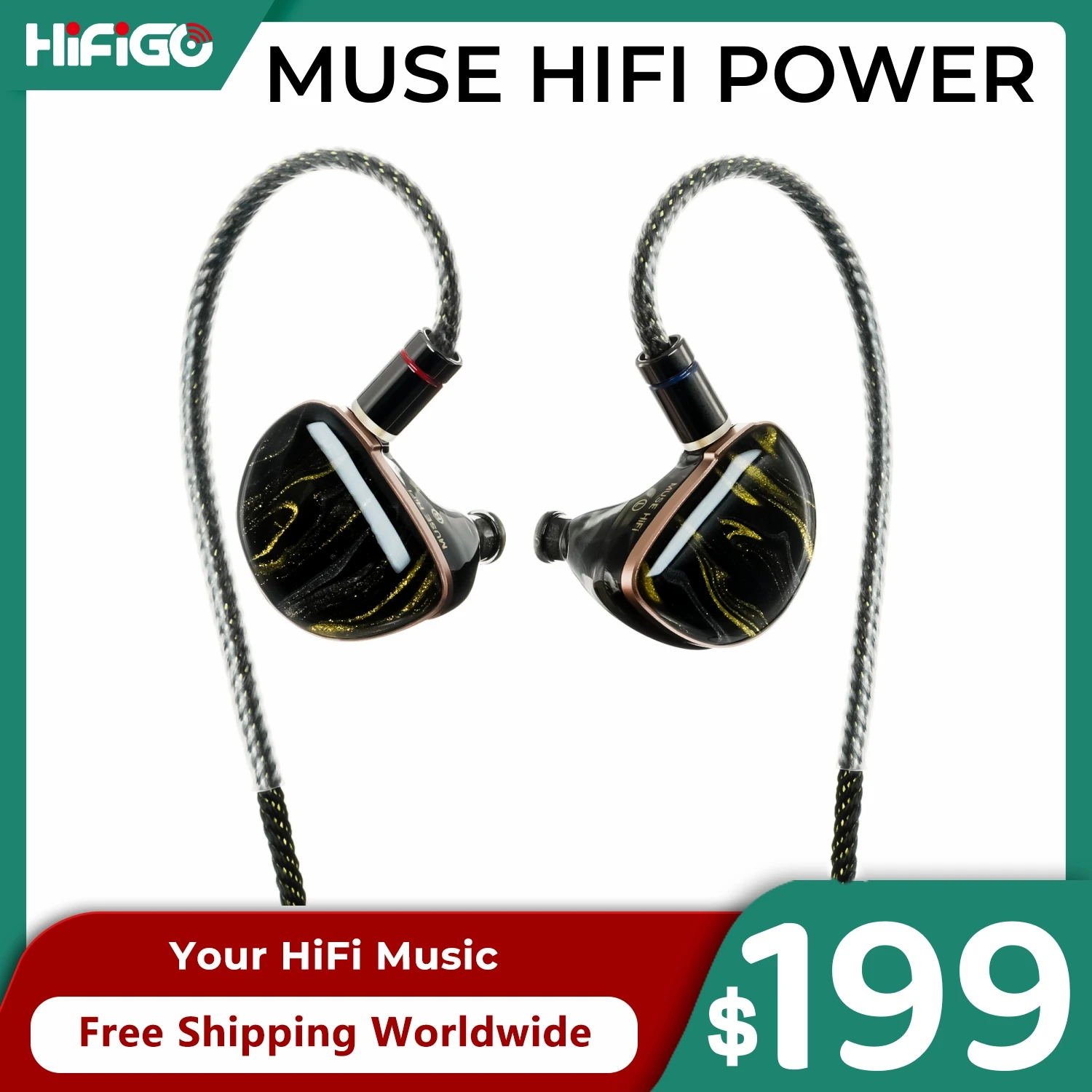 Hiii Power Head Phones