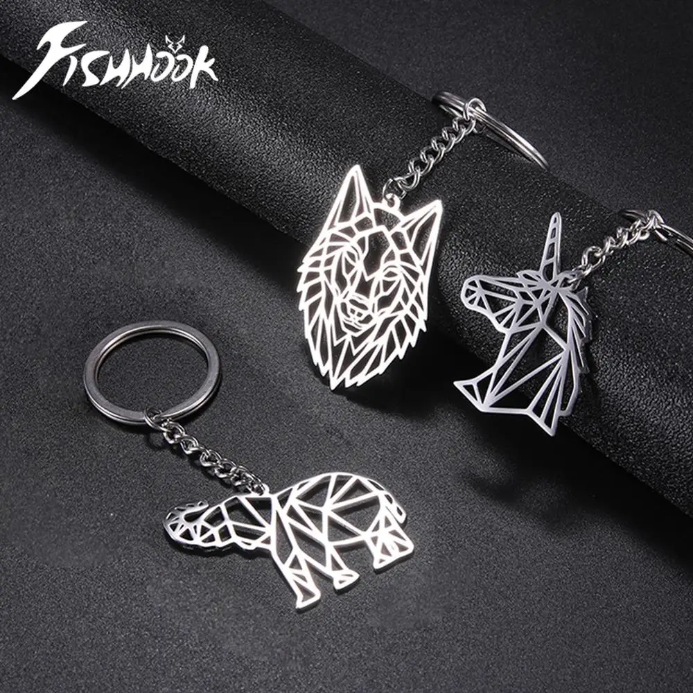 Stainless Steel Keychain Animal | Stainless Steel Key Chain Ring ...
