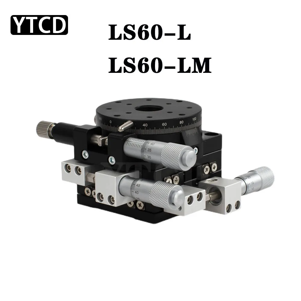 XYR Axis 60mm LS60-L LS60-LM Micrometer Manual Trimming Platform ...
