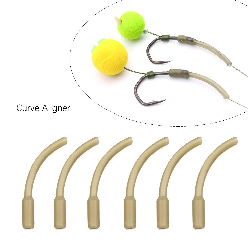 20pcs-Carp-Fishing-Accessories-Hair-D-Rig-Kicker-Curve-Shank-Hook-Link ...