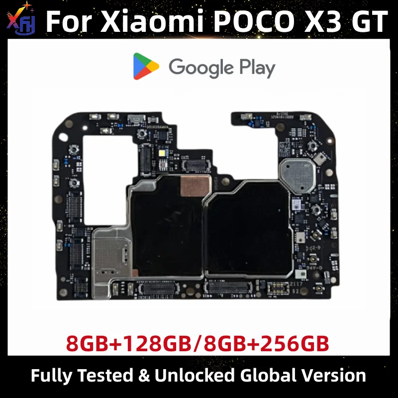 XFH Global Version Mainboards For Xiaomi Mi POCO X3 GT/Redmi Note 10 Pro Full Chips Circuits ...