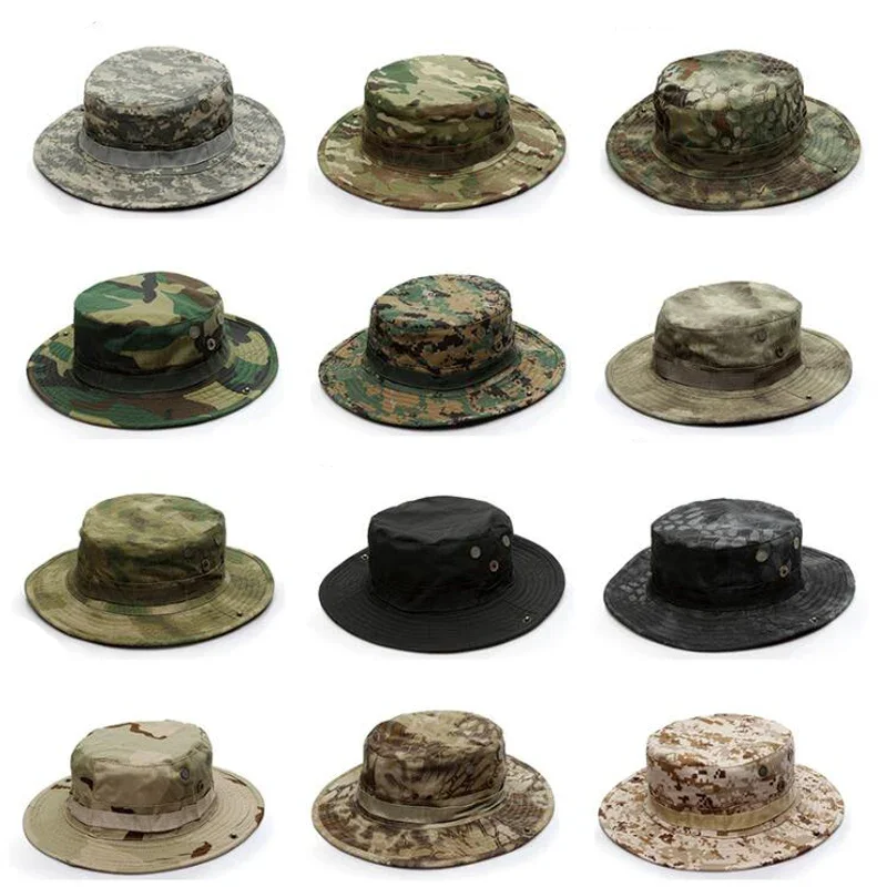 Airsoft-Tactical-Sniper-Camouflage-Boonie-Hats-Nepalese-Cap-Military ...