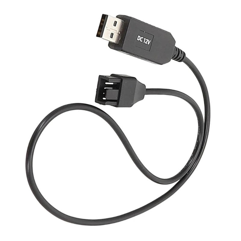 Full Speed 12V/5V USB to 4Pin PC Fan Sleeved Power Adapter Cable Usb A ...