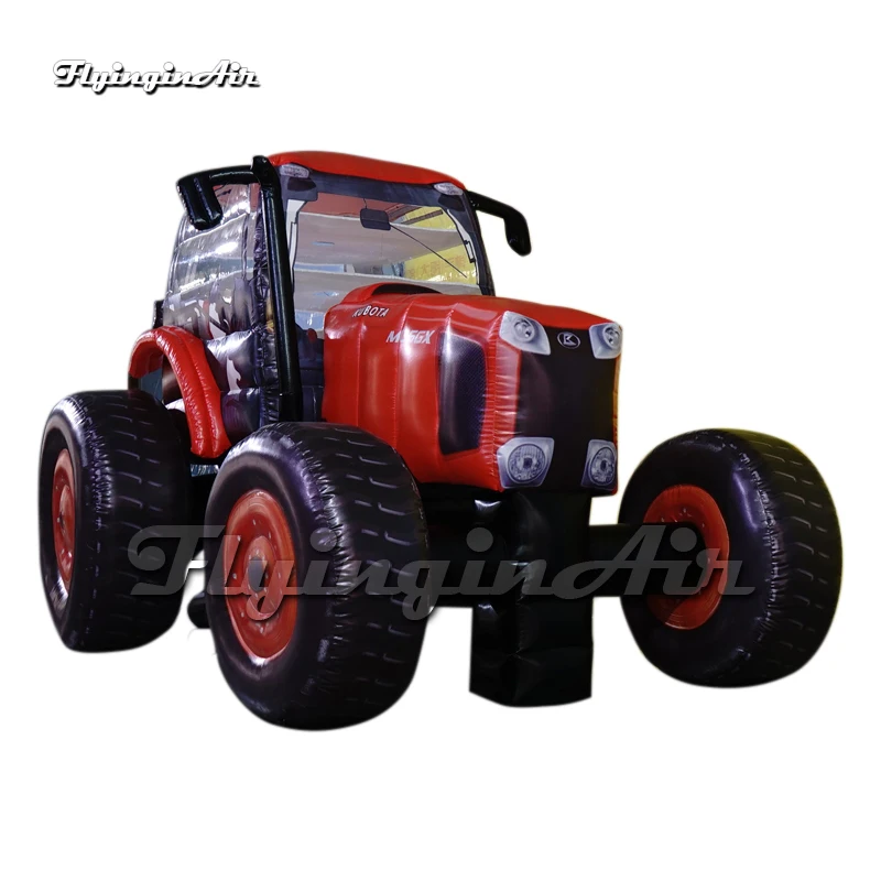 2m-High-Red-Large-Inflatable-Tractor-Model-Air-Blow-Up-Farm-Vehicle-For ...