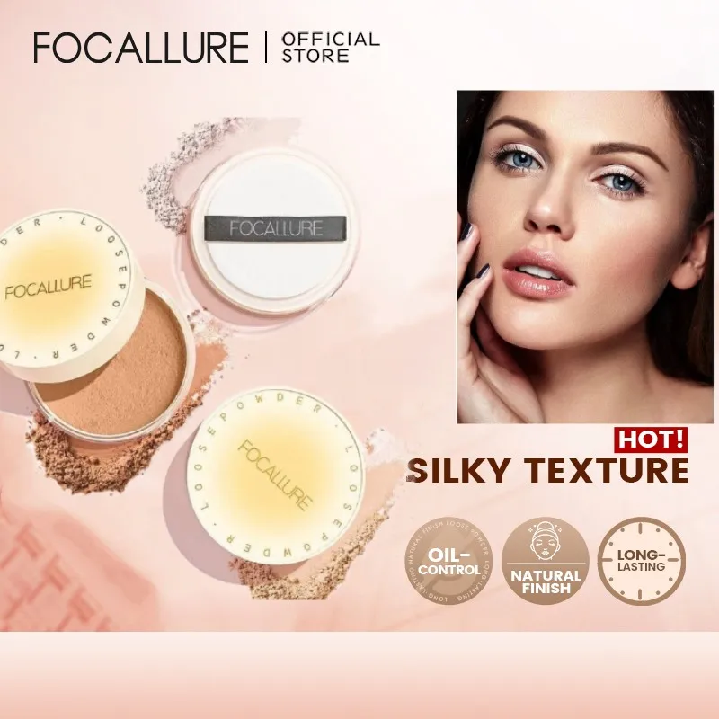 FOCALLURE-Multi-use-Matte-Natural-Loose-Powder-Long-lasting-Lightweight ...