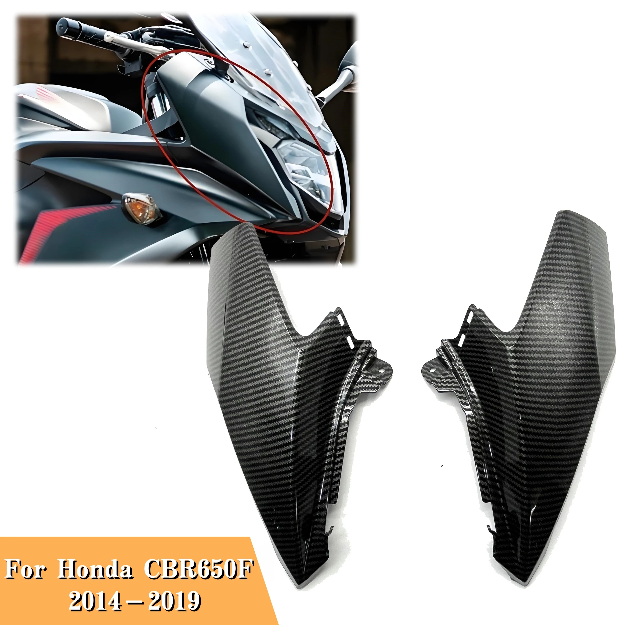 For Honda CBR650F cbr 650f 2014–2019 Front Headlight Side Cover Fairing ...