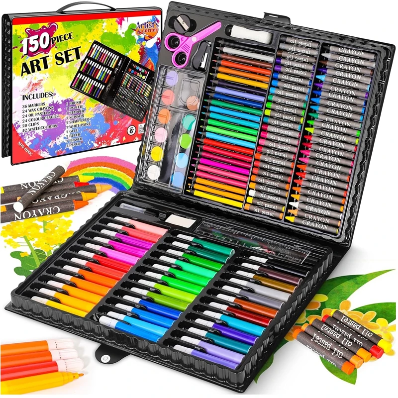 150-Pack-Art-Set-Drawing-Sets-Painting-Art-Kits-Arts-and-Crafts-for ...