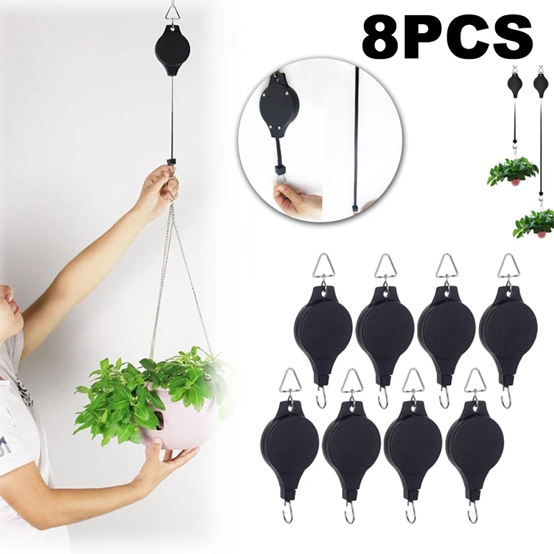 2Pcs-Plant-Hook-Pulley-Retractable-Plant-Hanger-Easy-Reach-Hanging ...