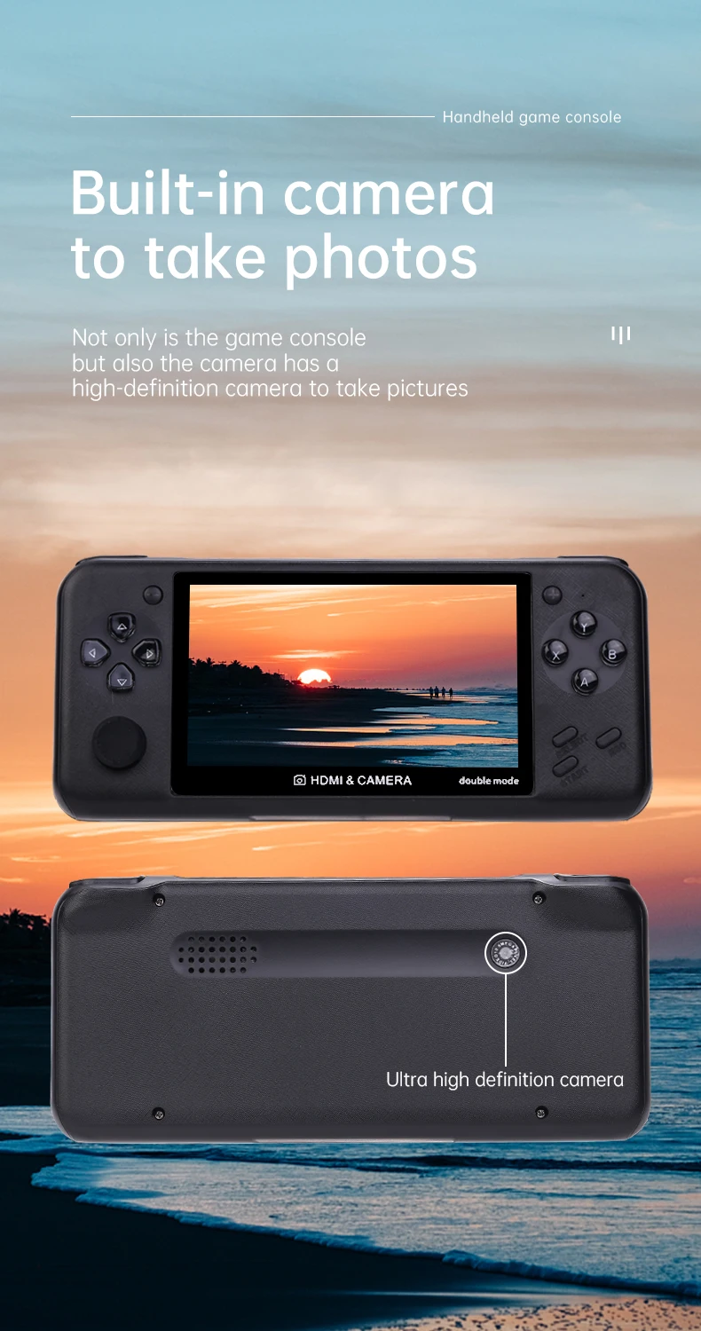 NEW XY-10 8G 4.3inch Game Console Portable Camera MP5 LCD Rechargeable ...