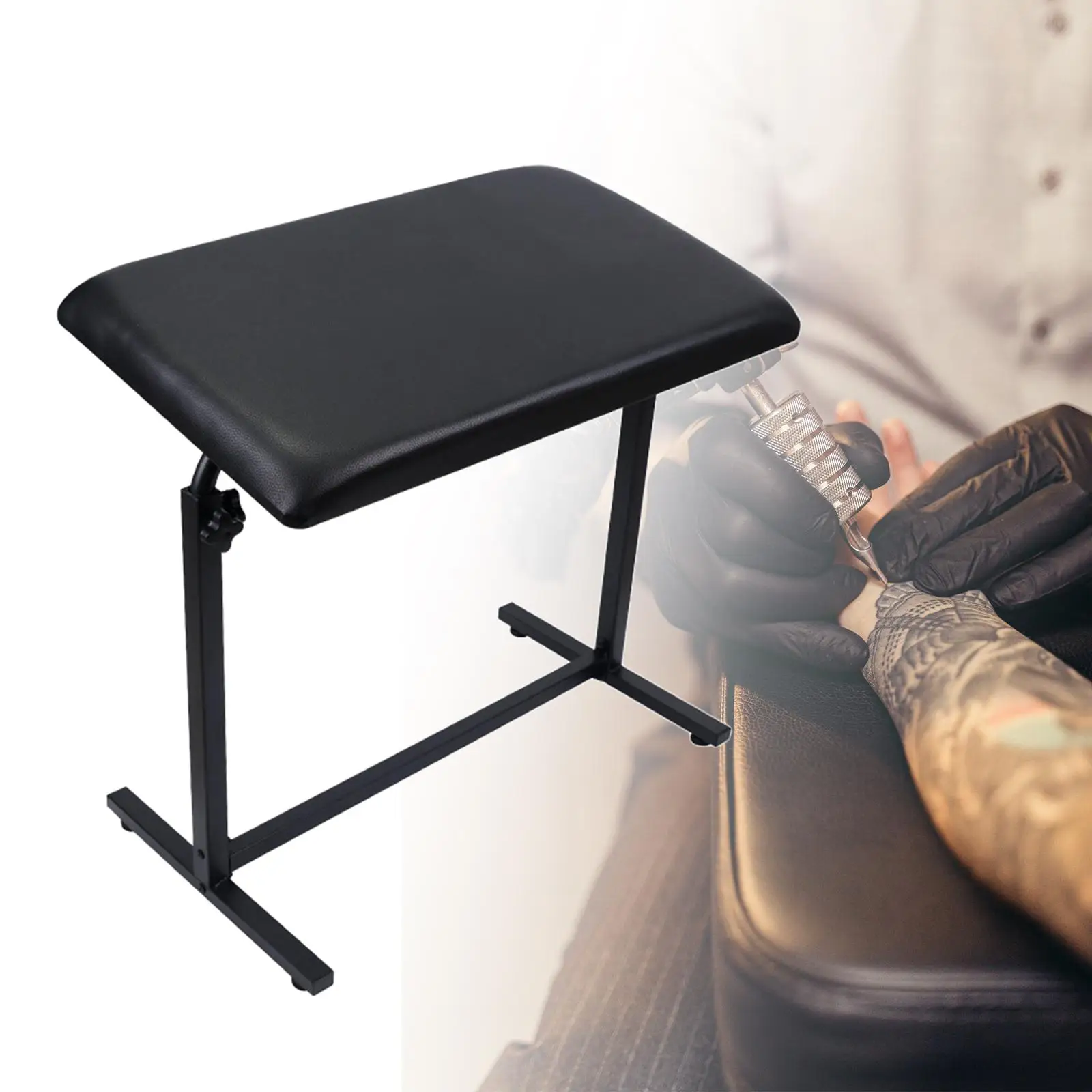 Tattoo-Arm-Rest-Iron-and-PU-Leather-Professional-Tattoo-Supplies ...
