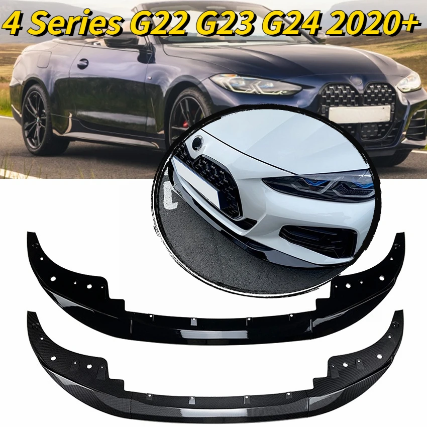 For-BMW-4-Series-G22-G23-MP-Style-2020-2021-2022-Front-Bumper-Splitter ...