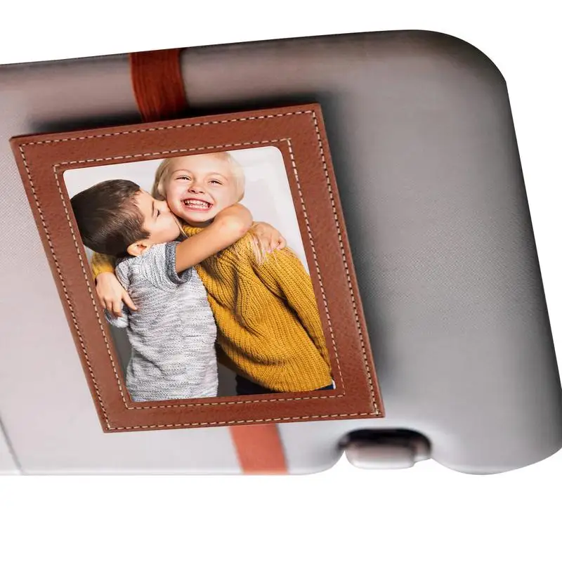 Sun-Visor-Photo-Frame-Car-Picture-Holder-Frame-Decorative-Car-Picture ...