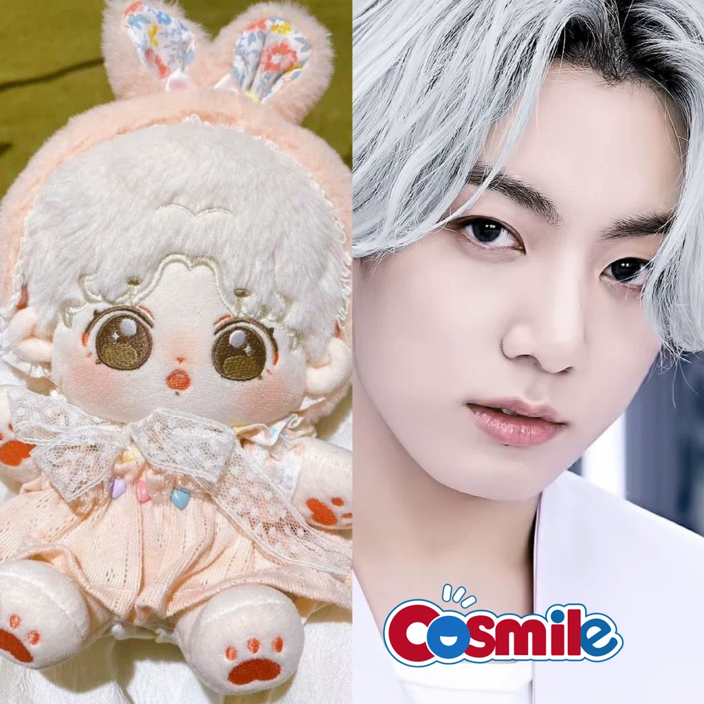 Cosmile Kpop Star JUNGKOOK JK 20cm Plush Doll Figure Toy Stuffed Body ...