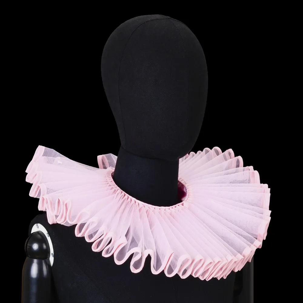 Detachable Shakespeare Neck Ruffled Collar Elegant Victorian Costume ...