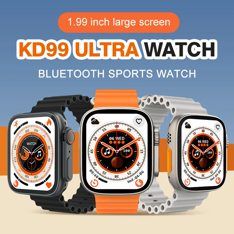 Kd99 ultra bluetooth falando relógio inteligente 1.99 inch tela ...
