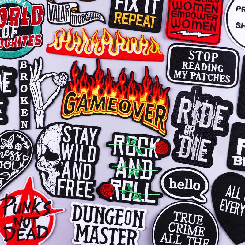 Metal Band Patches On Clothes Music Band Patch Iron On Patches For ...