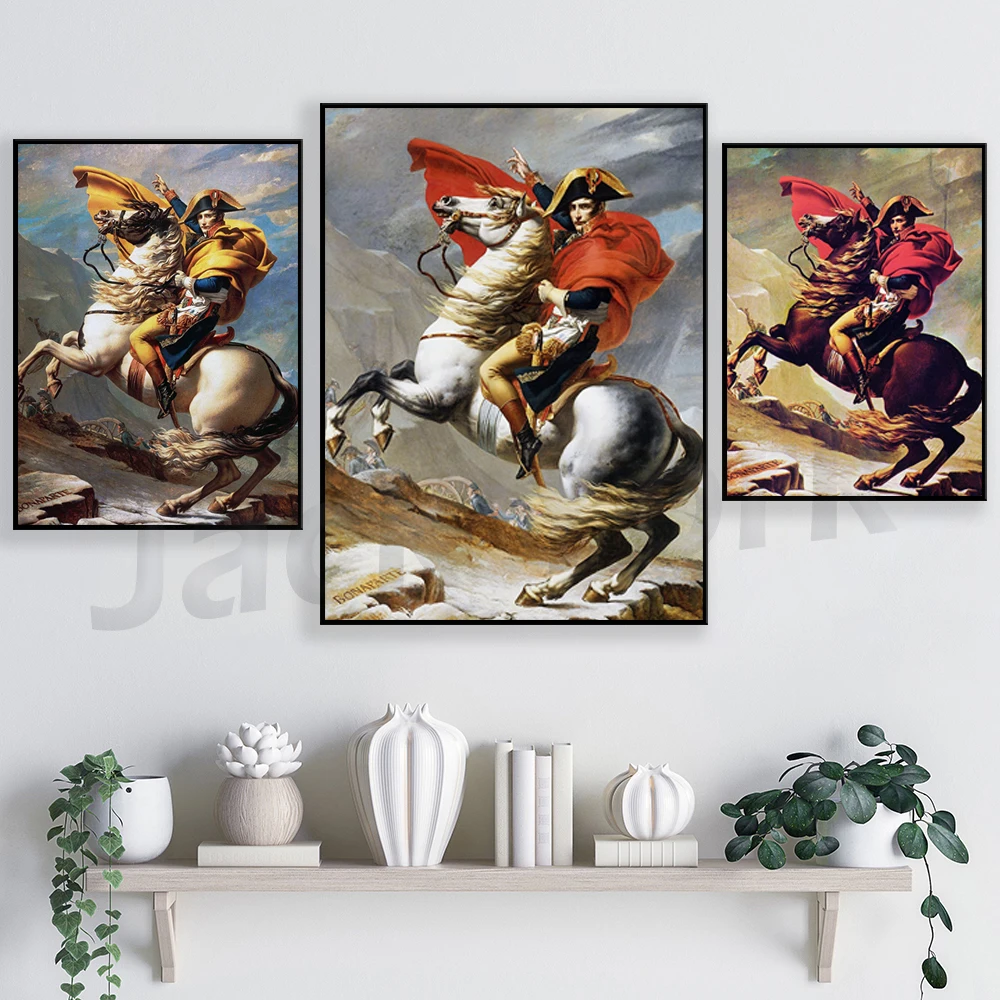 Napoleon Crossing The Alps High Resolution