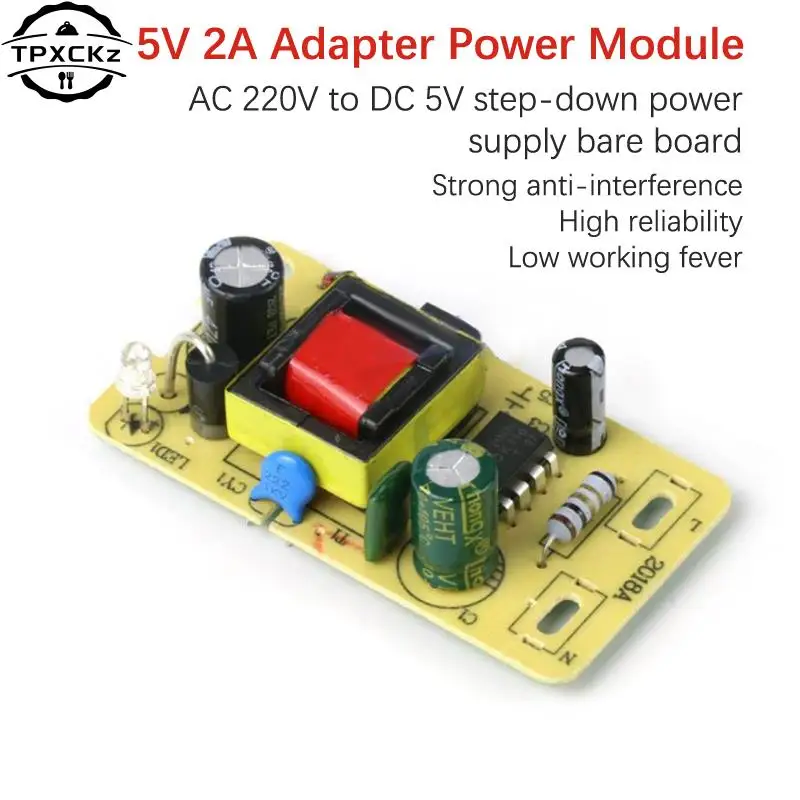 5V-2A-Adapter-Switching-Power-Supply-Module-AC-220V-To-DC-5V-Step-Down ...