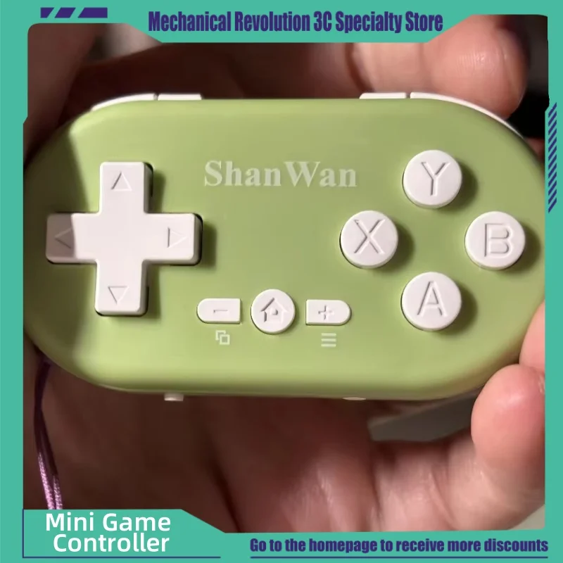 Shanwan-Lightweight-Mini-Wireless-Bluetooth-Collectable-Game-Controller-Portable-Three-modes ...