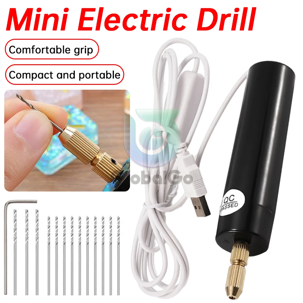 Portable Mini Electric Drill Hand Rotary Set Engraver Pen Jewelry Tools ...
