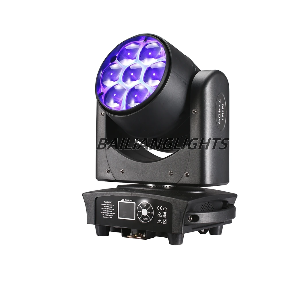 Haz-de-luz-LED-con-ojos-de-abejas-grandes-iluminaci-n-con-Zoom-RGBW-de ...