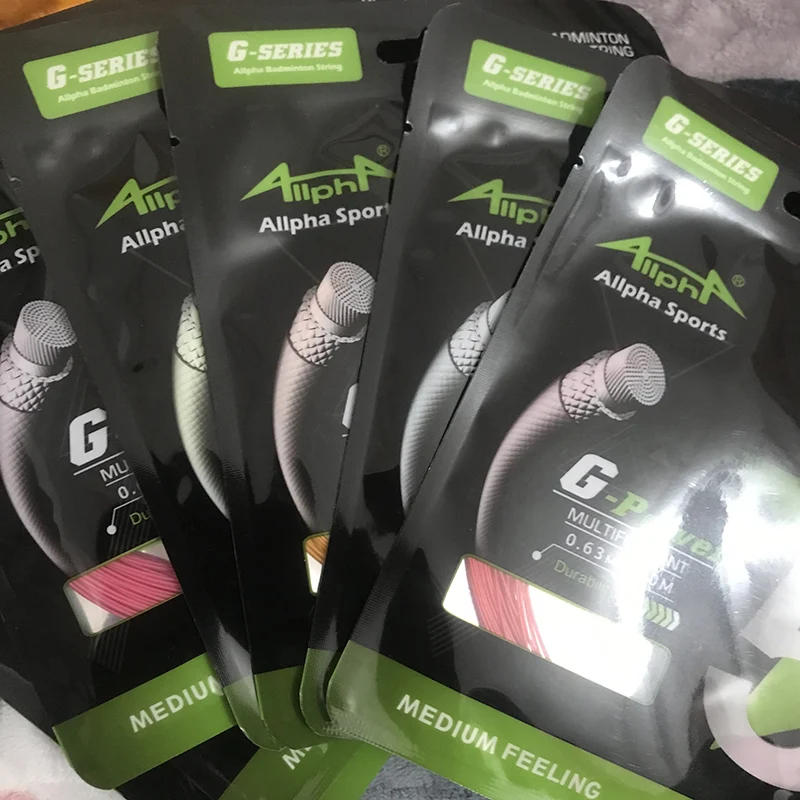 Allpha-10PCS-Badminton-Racket-String-Multifilament-0-63mm-Thin-Net ...