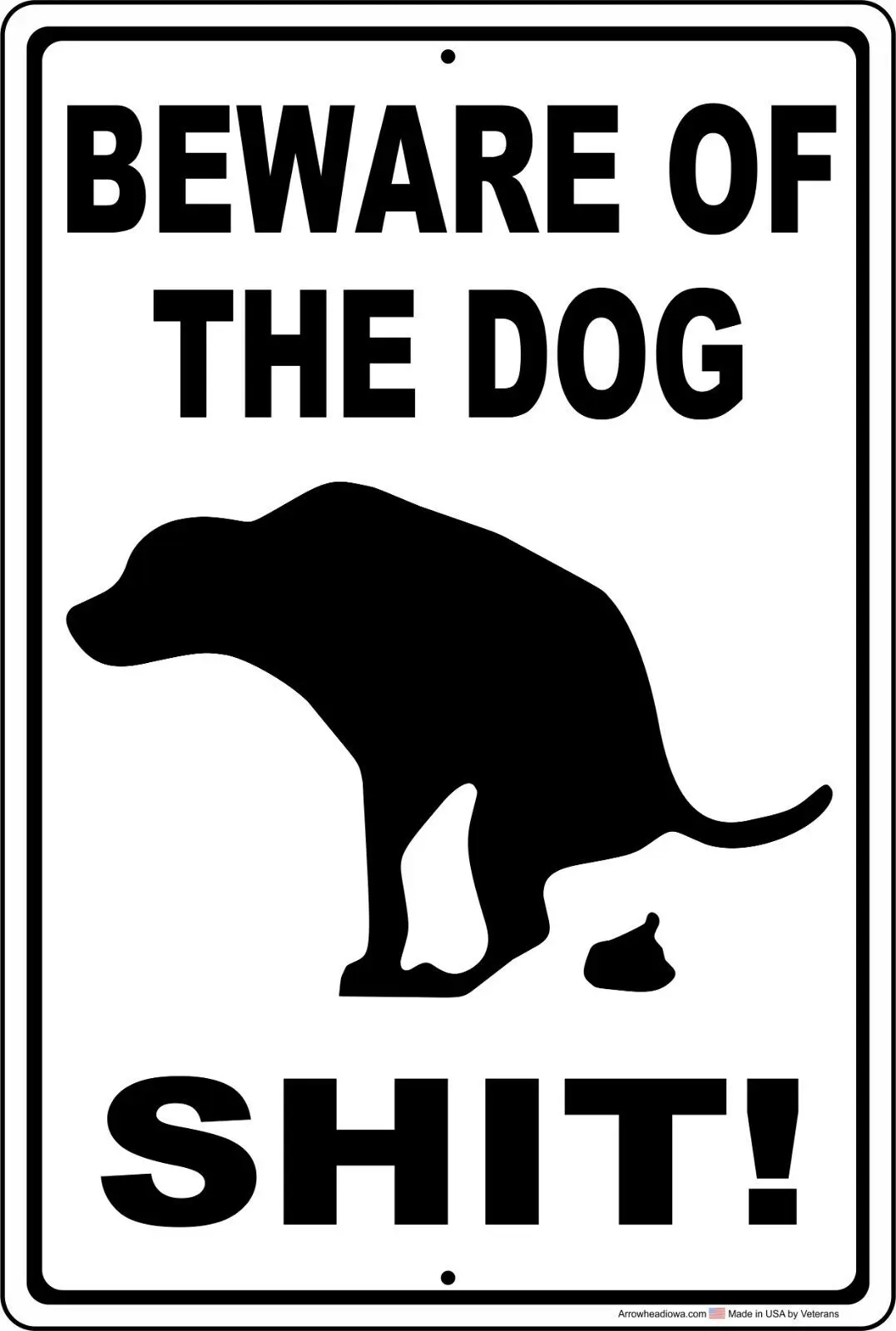 Dog Shit Sign