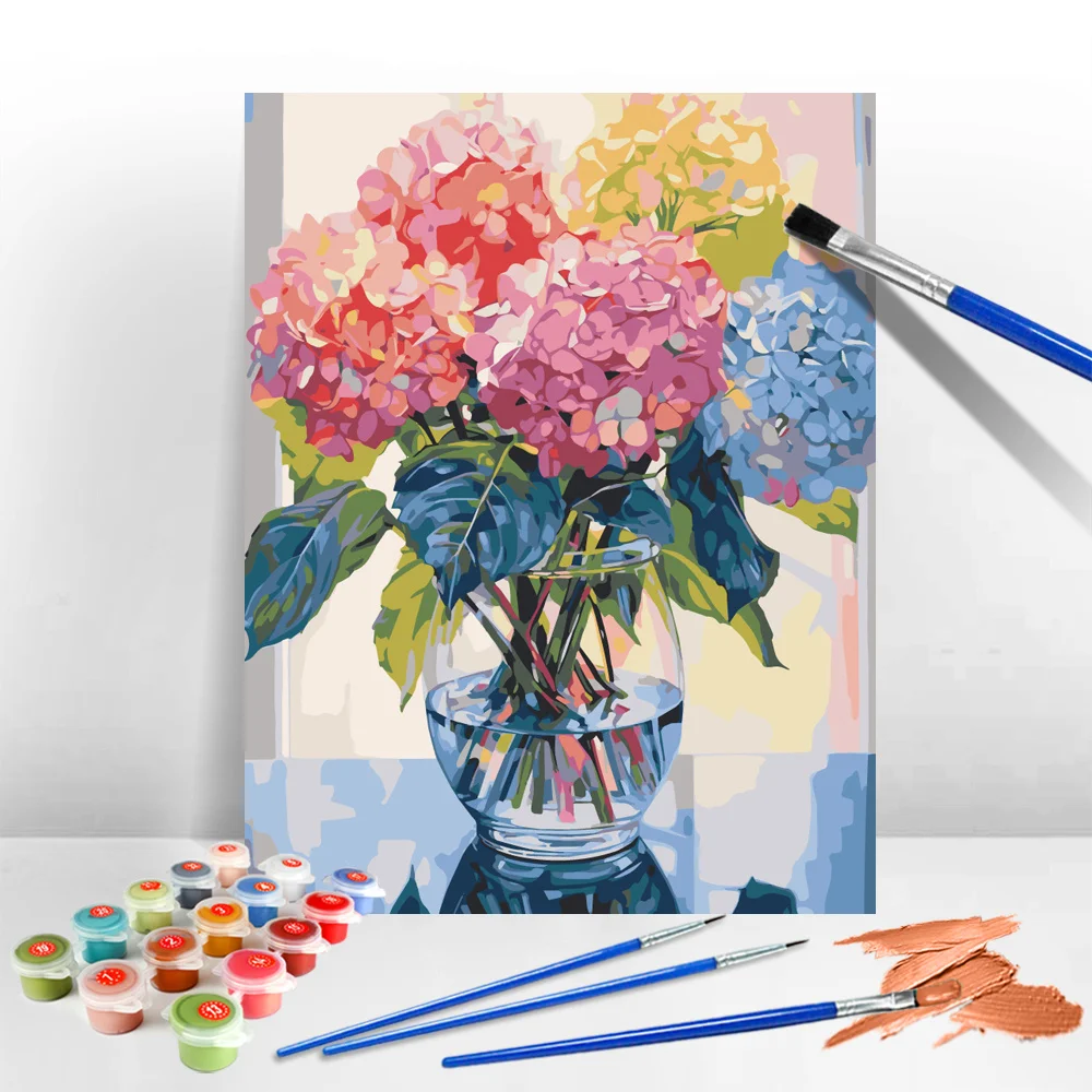 Huacan-DIY-Kits-Painting-by-Numbers-Flower-Colorful-Creative-Hobbies ...