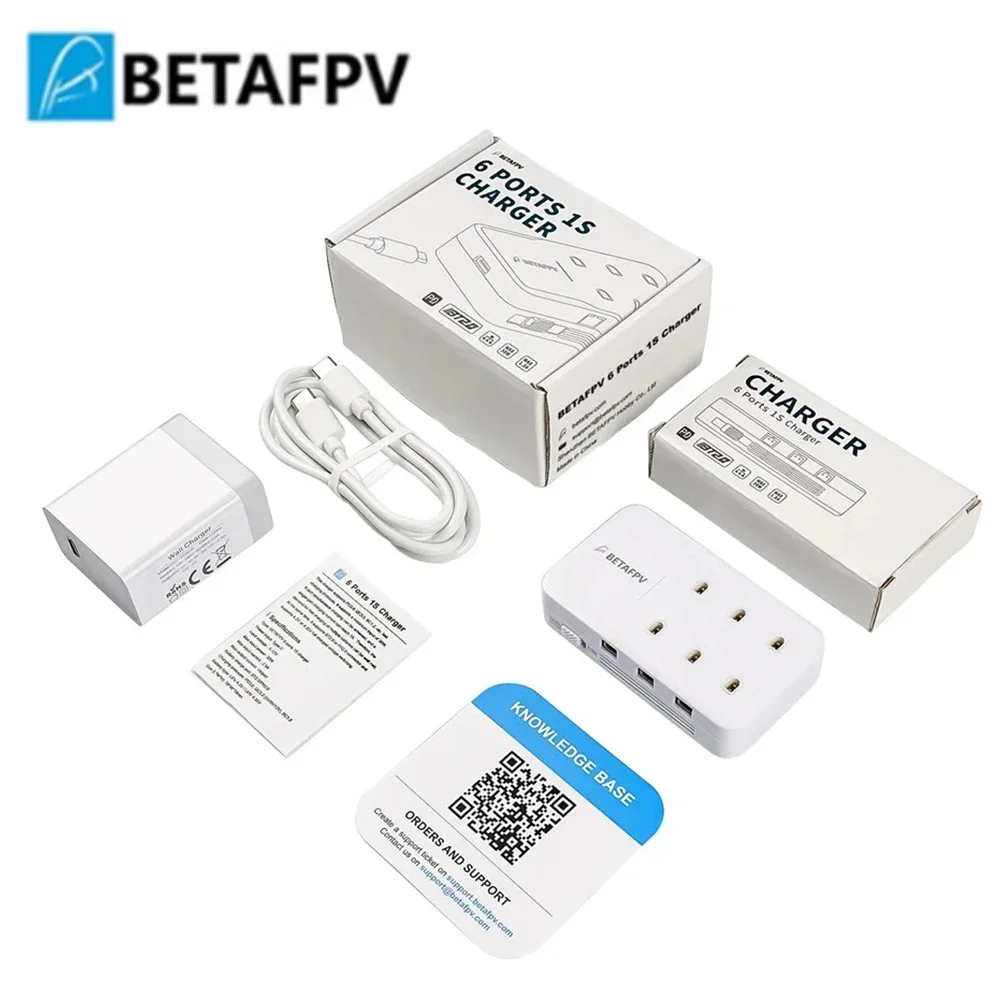 BETAFPV-6-Ports-1S-Battery-Charger-Adapter-For-FPV-Racing-Drone-Battery ...
