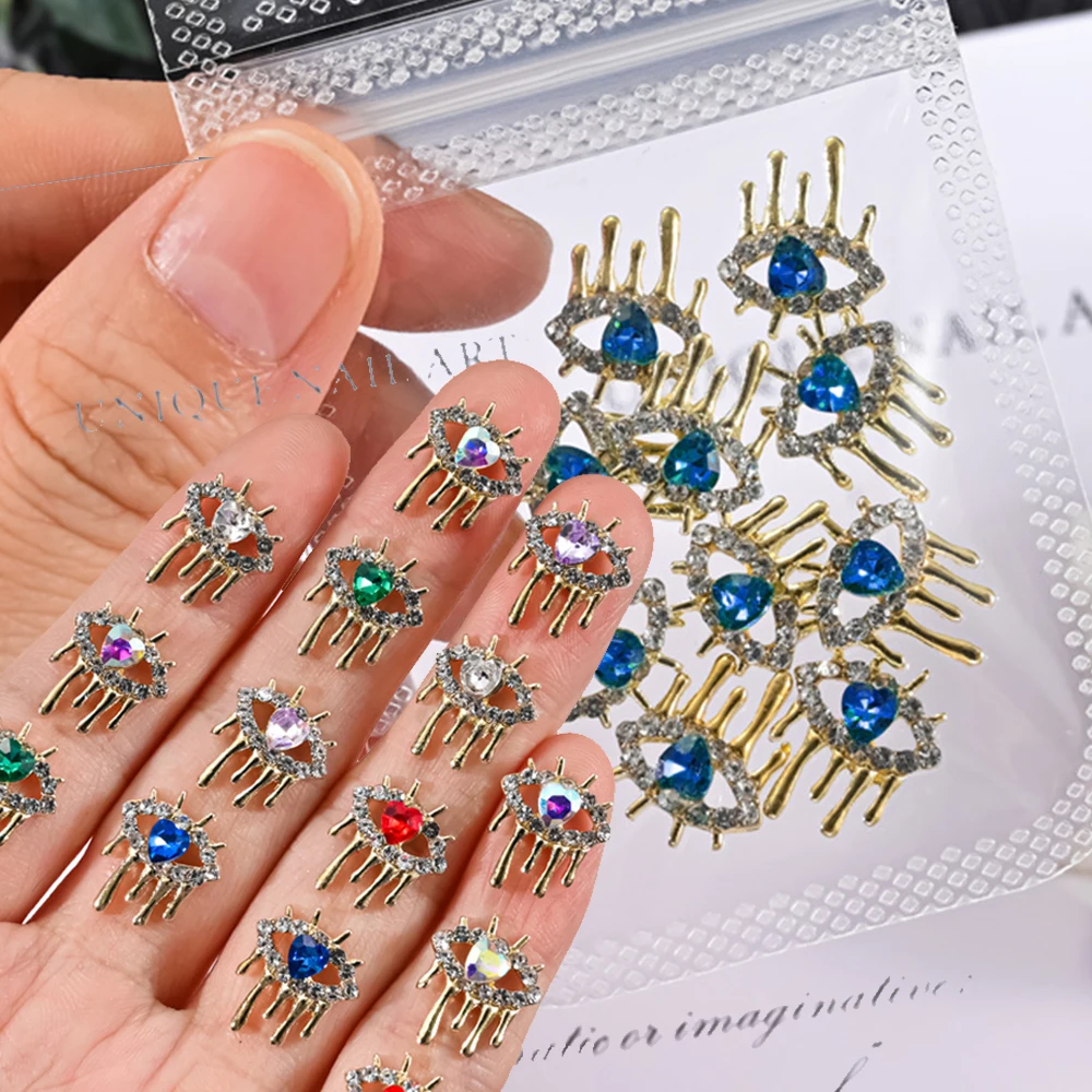 10Pcs-Evil-s-Eye-AB-Design-Nail-Charms-3D-Gold-Metal-Alloy-Eye-Nail-Art ...